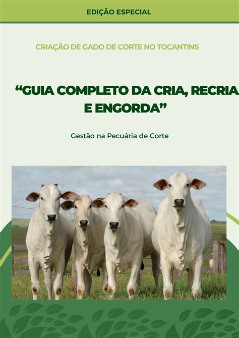 Guia Completo Da Cria Recria E Engorda De Gado De Corte No Estad