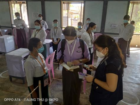 အုတ်ဖိုမြို့နယ်တွင် နိုင်ငံတကာရွေးကောက်ပွဲ လေ့လာစောင့်ကြည့်ရေးအဖွဲ့မ