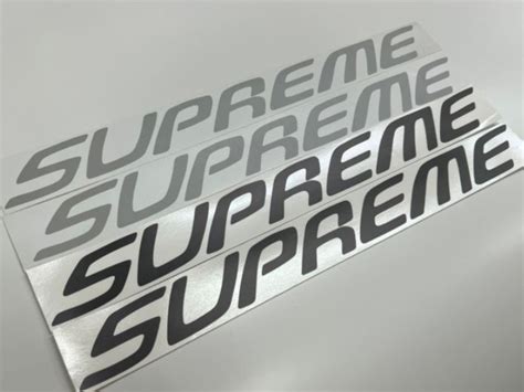 สติ๊กเกอร์แบบดั้งเดิม คำว่า Supreme ติดแก้มท้ายรถ Isuzu Supreme Sticker ติดรถ แต่งรถ อีซูซุ สุพ