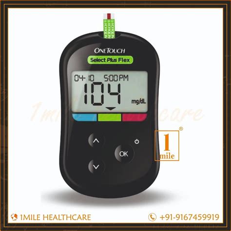 One Touch Select Plus Meter Kit Jandj Lifescan Glucometer Diabities