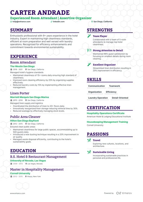 5 Hotel Housekeeping Resume Examples Guide For 2023