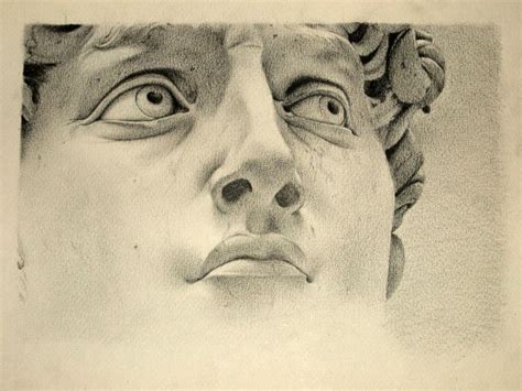 Iosonorockmaballoiltango Michelangelo David Disegno Ritratti