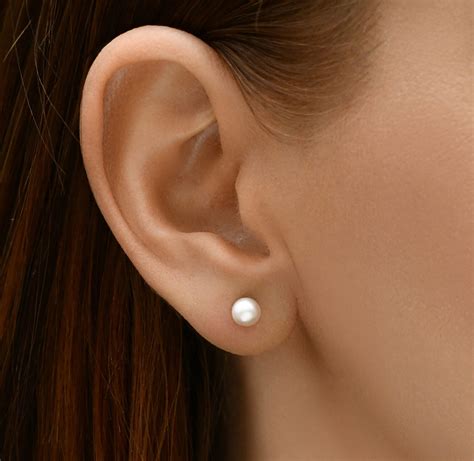 Срібні сережки пусети з перлинами Dadiverin Jewelry