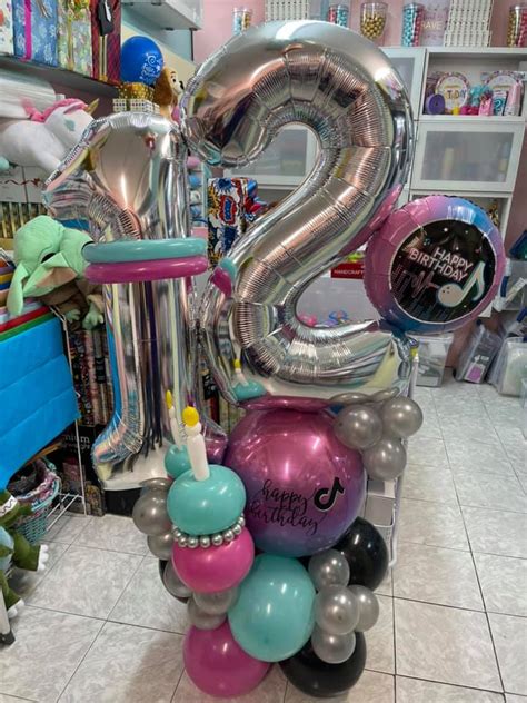 Balloon Bouquet De Tik Tok Para Cellular Cyber Café