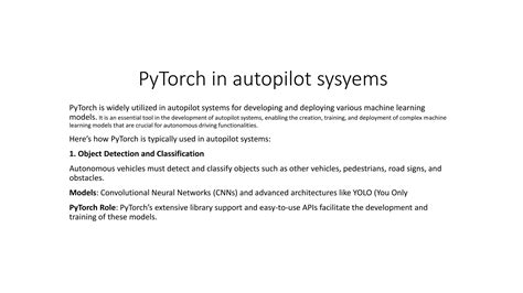 Python Deep Learning Library Pytorchpptx Computer Software And Applications Computing