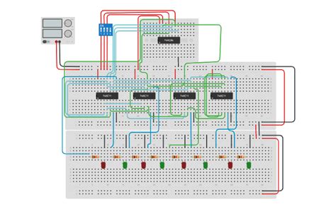 Circuit Design 3 8 Decoder Tinkercad