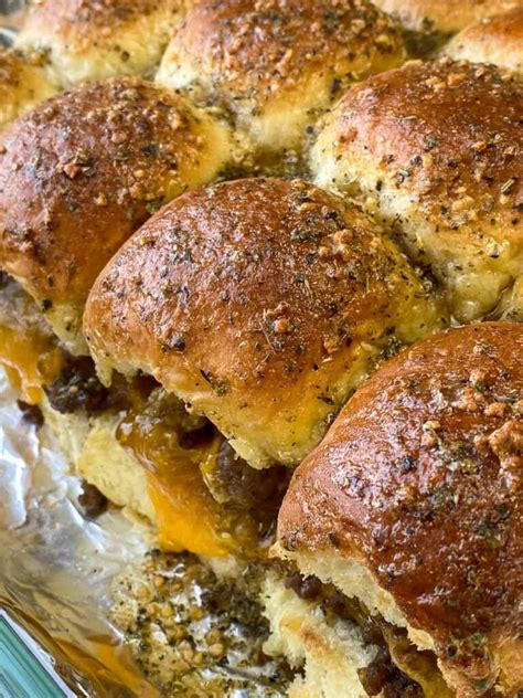 Bacon Cheeseburger Sliders Plowing Through Life