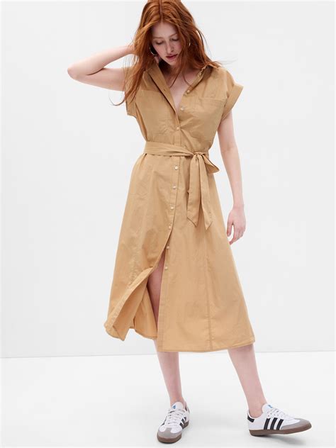 Utility Midi Dress Gap