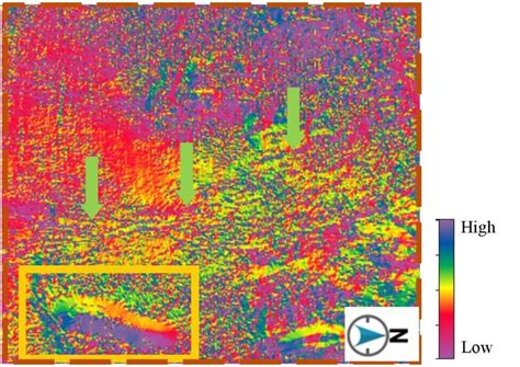 Shows The Application Of Dip Magnitude Attribute That Identifies The