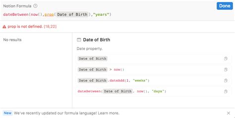 Formula Issue Rnotion