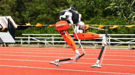 Oregon State S Bipedal Robot Cassie Sets Guinness World Record In 100