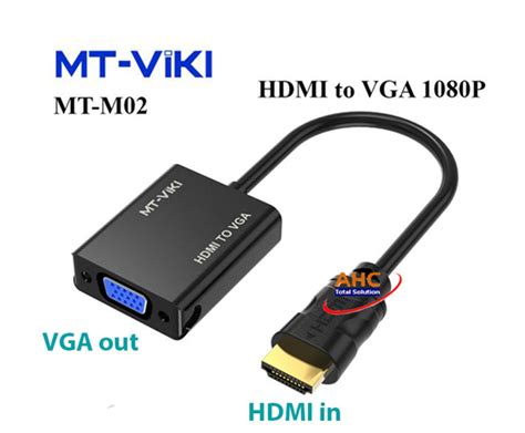 Mua Cáp Chuyển Đổi Hdmi Sang Vga 1080p Mt Viki Mt M02 Chính Hãng Giá Tốt