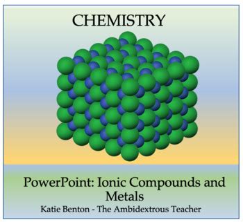 Powerpoint Ionic Compounds And Metals Tpt