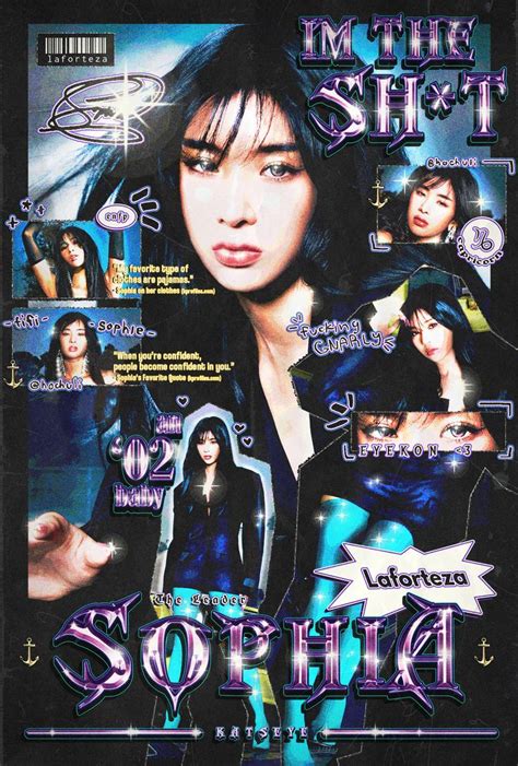 Katseye Sophias Gnarly Poster Katseye Collage Poster Sophia Katseye
