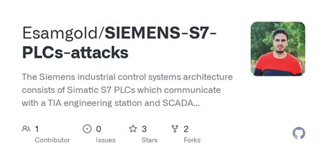 Github Esamgoldsiemens S7 Plcs Attacks The Siemens Industrial