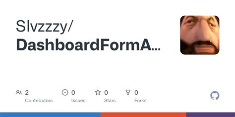 GitHub Slvzzzy DashboardFormAuth