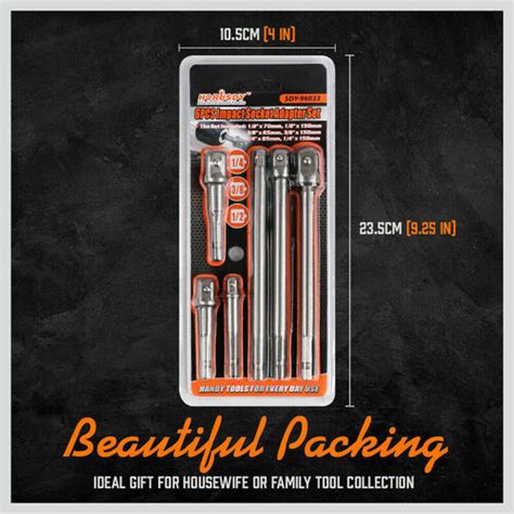 Impact Drill Bit Socket Adapter Set Paktecnz