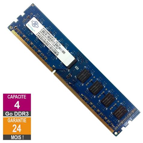 Barrette Mémoire Go RAM DDR Nanya NT GC B HG NF DI PC U MHz Rx Cdiscount
