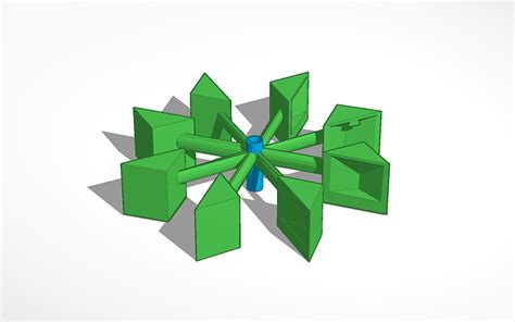 3d Design Mayas Water Turbine Tinkercad