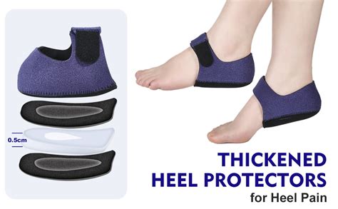 2pcs Heel Protectors Heel Cups For Plantar Fasciitis