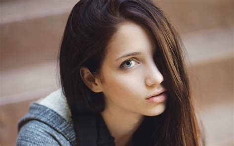 Women Blue Eyes Close Up Wallpapers Wallpaper Cave