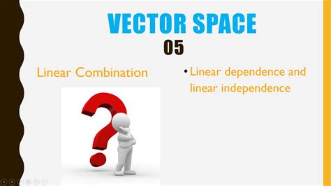Vector Space 05 Youtube