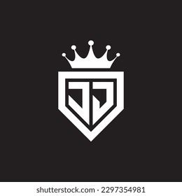 Jj Jj Logo Monogram Symbol Shield Stock Vector Royalty Free 2297354981 Shutterstock