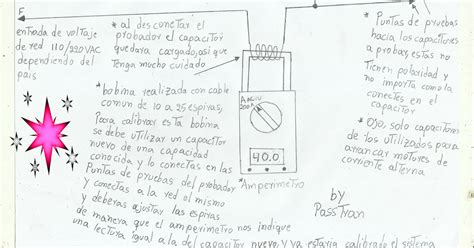 como medir de forma fácil y rápida los capacitores de corriente alterna