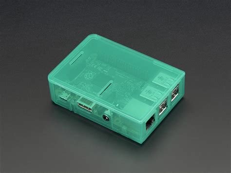 pi model b pi 2 pi 3 case base green id 2251 adafruit