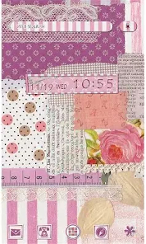 Girly Theme Sweet Pink Collage For Android Download