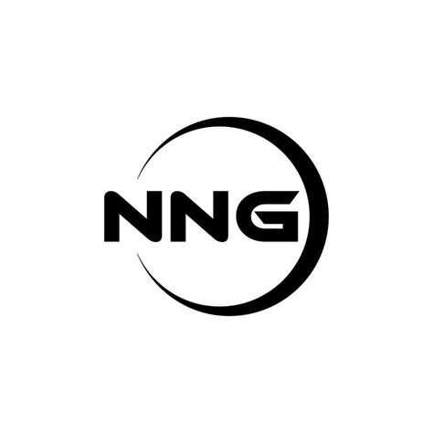 Nng Letter Logo Design In Illustration Vector Logo Calligraphy