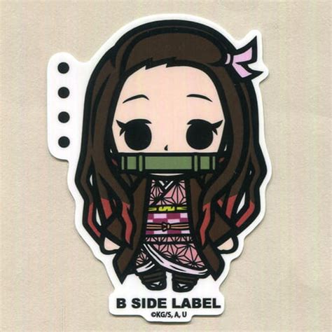 駿河屋 竈門禰豆子 ステッカー 「鬼滅の刃×b Side Label」（シール・ステッカー）