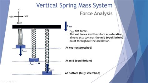 For A Mass Hanging From A Spring The Maximum Displacement