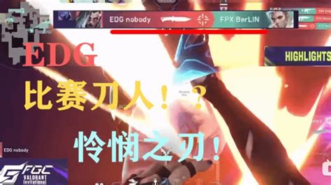 《无畏契约（瓦罗兰特）》edgvsfpx刀人镜头 3楼猫