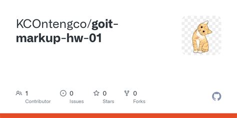 GitHub KCOntengco Goit Markup Hw 01