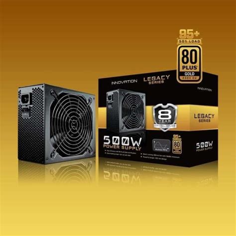 Promo Psu 80 Gold Pure 80 Innovation 500w Garansi 8th Ganti Baru