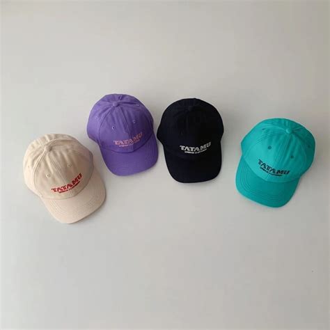 Badu Bg Есен Бебешки бейзболни шапки Шаблон за бродерия с букви Детска