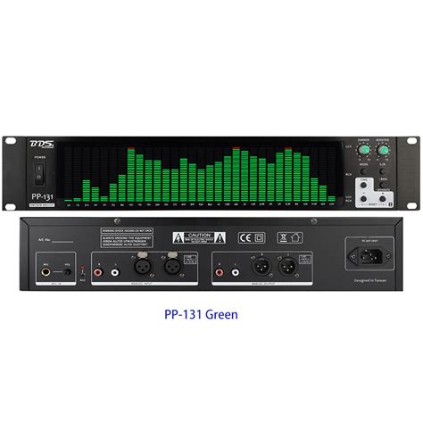 Bds Pp 131 Green Audio Spectrum Analyzer Display Music Spectrum