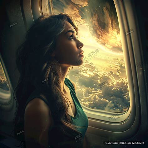 Ai创作图cgi超现实主义 航空公司海报人物 探索未来广告 美女畅想未来 Cg插画 梦幻航程 科幻题材插画 写实人物插画 厚涂插画 Cg绘画作品 国外插画 航空广告素材 合成炫酷风格 写实唯美