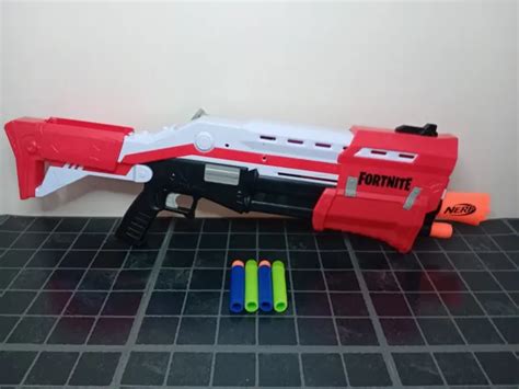 Nerf Ts 1 Bossmerg Fortnite Toy Gun Shotgun Pump Action With 4 Mega