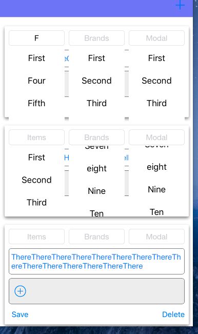 Ios Dropdownlist Showing In Every Textfield Of Cell Swift Stack Overflow