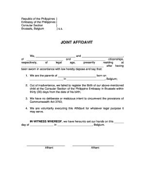 Fillable Online Brusselspe Dfa Gov Republic Of The Philippines Embassy
