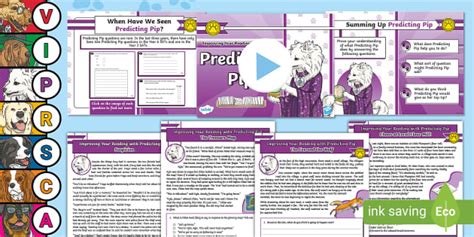 Lks2 Improving Your Reading Skills With Predicting Pip Activity Pack Lks2 Improving Your Reading Skills With Predicting Pip Activity Pack
