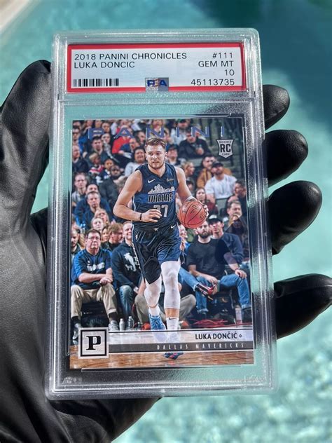 Luka Doncic 2018 Chronicles 111 Panini Psa 10 Price Guide Sports