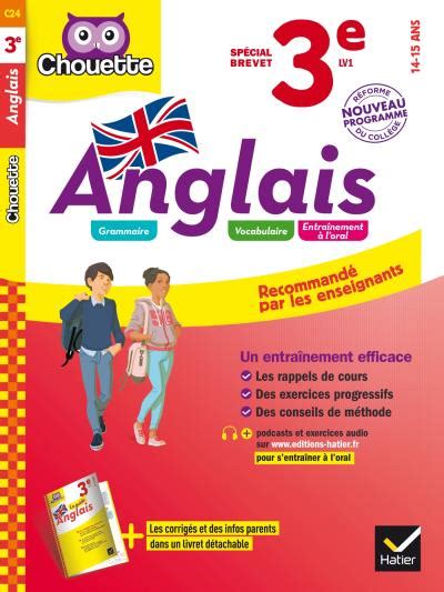 Anglais 3ème Spécial Brevet LV1 Niveau A2 B1 Workbook Cahier d