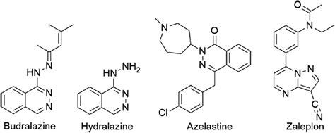 Structure Of Some Commercially Available Drugs With Phthalazine And