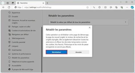 Comment Réparer Et Réinitialiser Microsoft Edge