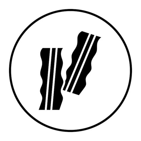Premium Vector Bacon Vector Illustration