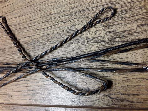 Longbow String Pre Stretched And Waxed With Serving For Wooden Arrows