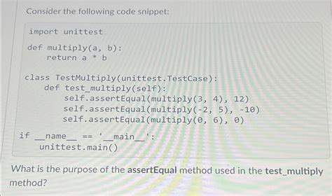 Solved Consider The Following Code Snippet What Is The Chegg